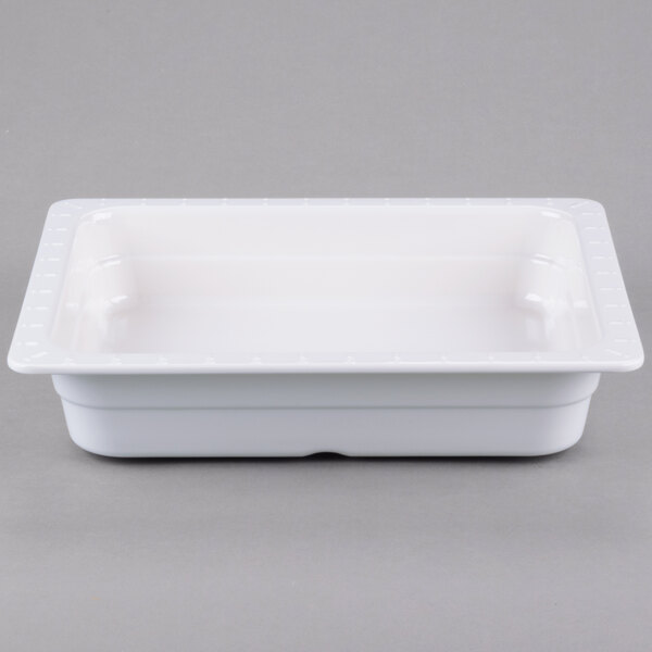 GET ML-18-WH White Melamine 1/2 Size 2 1/2" Deep Food Pan