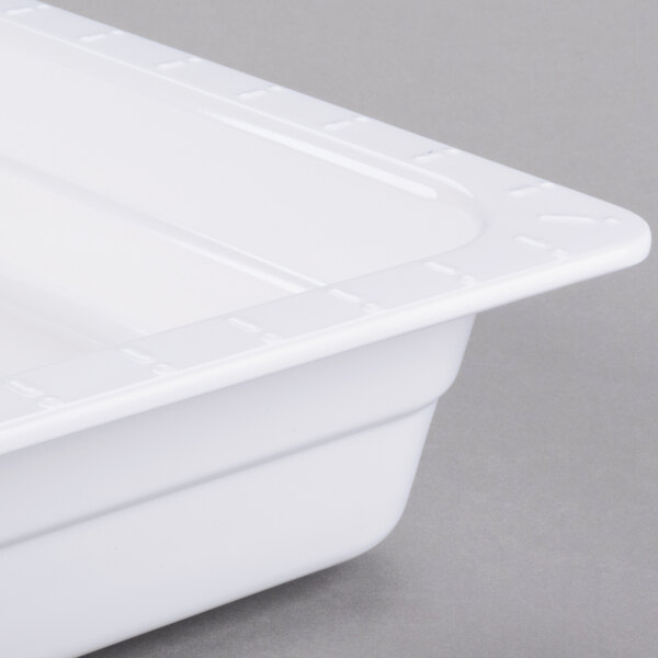 GET ML-18-WH White Melamine 1/2 Size 2 1/2" Deep Food Pan