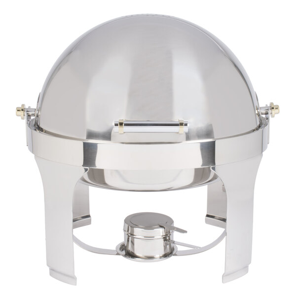 Vollrath 46070 6 Qt. New York, New York Roll Top Round Chafer with ...
