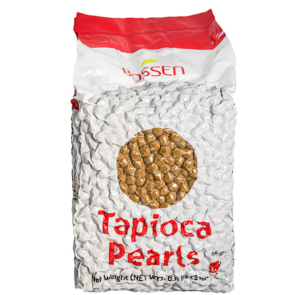 Bossen 6.6 lb. Large Tapioca Boba Pearls - 6/Case