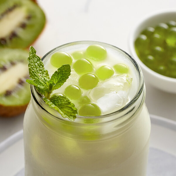 Bossen 7.04 lb. Pure25 Kiwi Bursting Boba - 4/Case