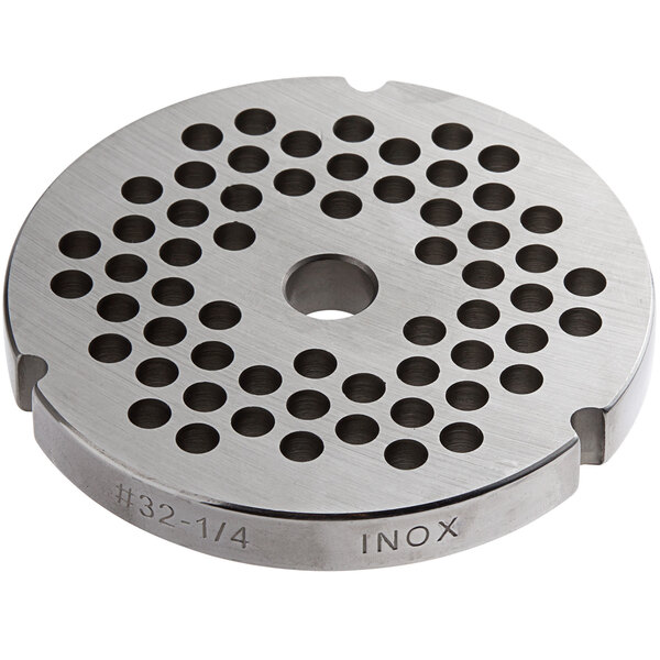 #32 Stainless Steel Flat Grinder Plate - 1/4"
