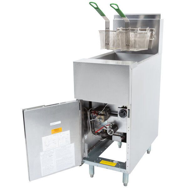 Frymaster GF40 Natural Gas Floor Fryer 50 lb.