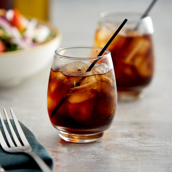 Libbey 12015 Orbital 8.5 oz. Customizable Stackable Beverage Glass - 12/Case