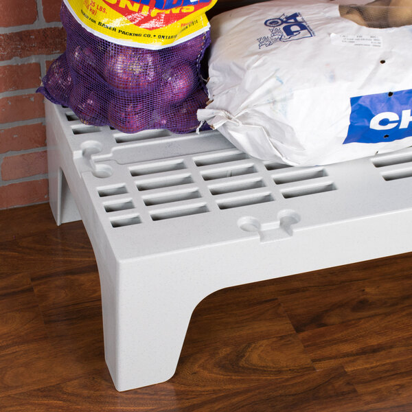 Cambro DRS300480 S-Series 30" x 21" x 12" Slotted Top Bow Tie Dunnage ...