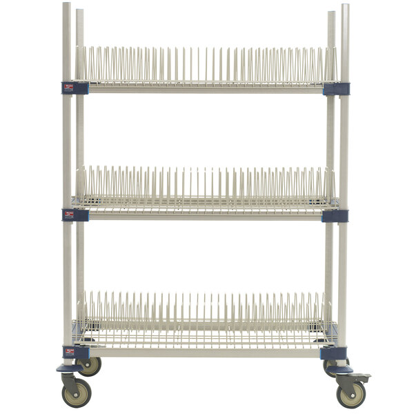 Metro MAX4-PR48VX2 MetroMax 4 Mobile Three Tier Tray Drying Rack - 24 ...