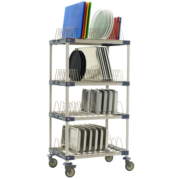 Metro MAX4-PR36VX4 MetroMax 4 Mobile Four Tier Tray / Steam Pan Drying ...