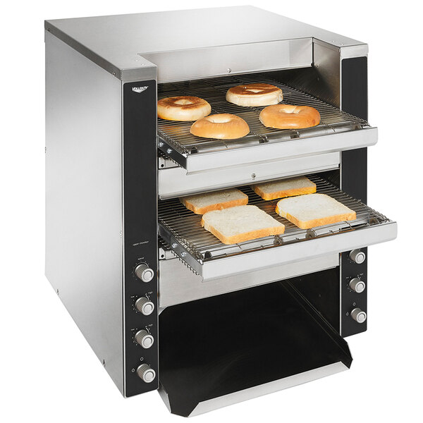 Vollrath CT4-220DUAL JT4 Dual Conveyor Toaster with 1 1/2"-3" and 1 1/2 ...