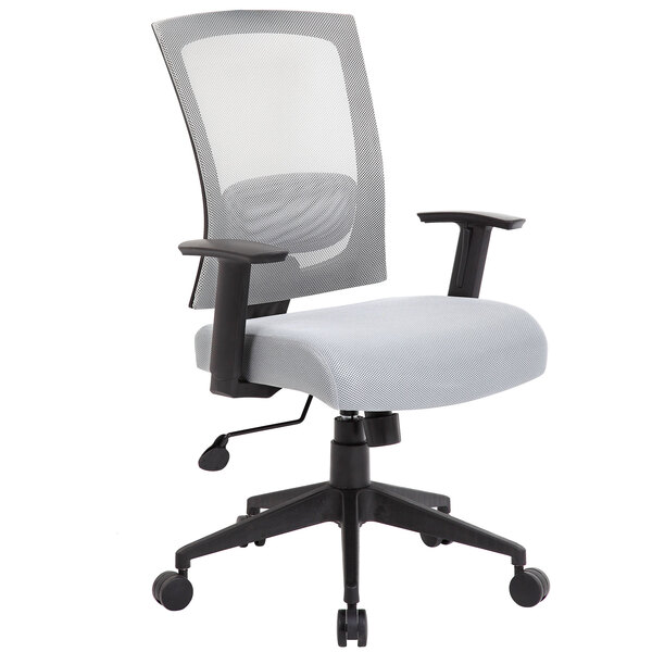 Boss B6706-GY Gray Mesh Task Chair