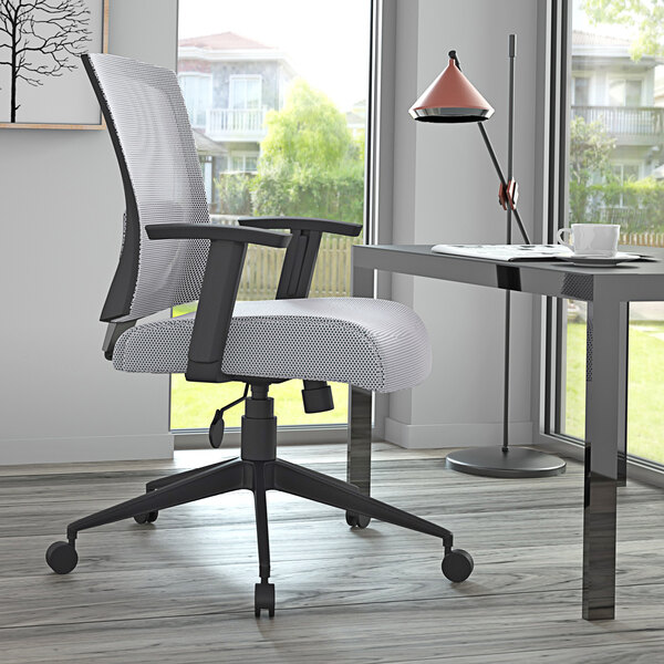 Boss B6706-GY Gray Mesh Task Chair