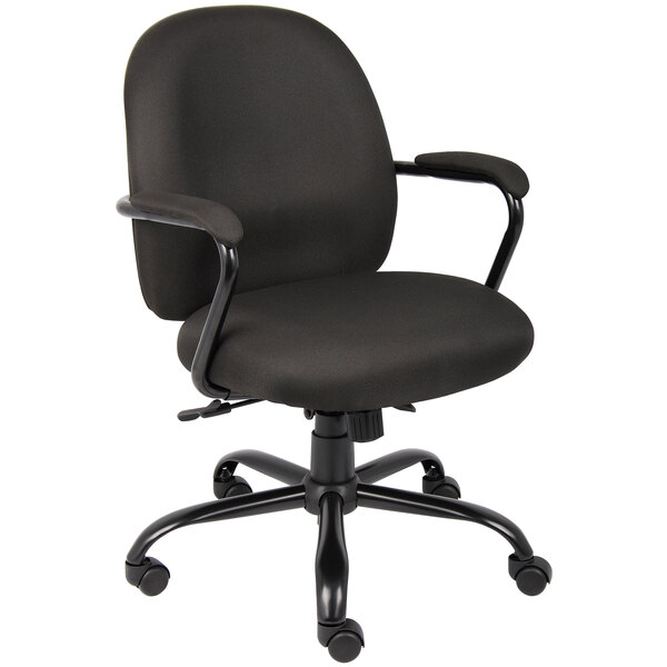 Boss B670-BK Black Heavy Duty Task Chair