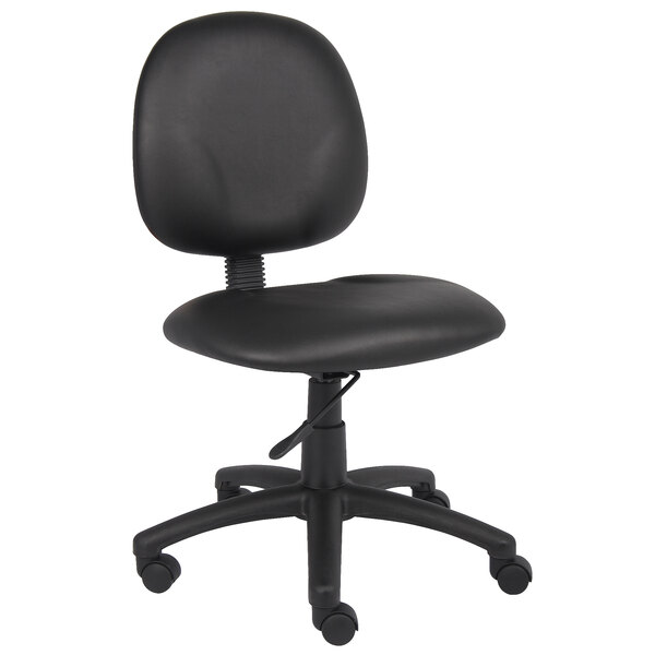 Boss B9090-CS Black Caressoft Diamond Task Chair