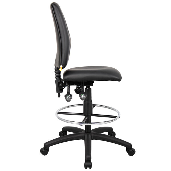 Boss B1645 Black LeatherPlus Multi-Function Drafting Stool