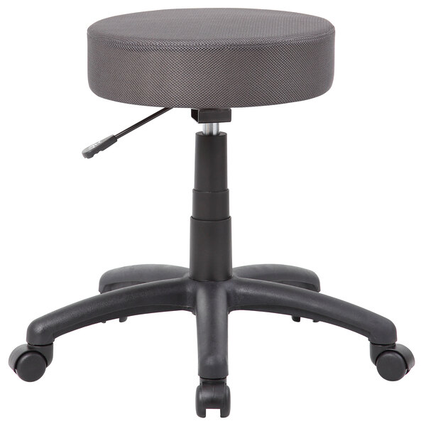 Boss Office B210-CG Gray Mesh DOT Stool