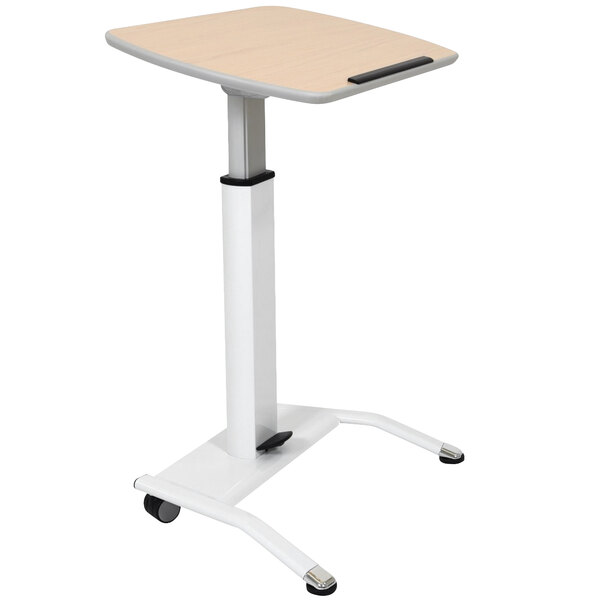Luxor LX-PNADJ-LW Pneumatic Adjustable Height Lectern