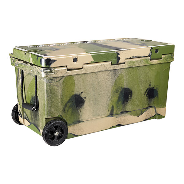 CaterGator CG100CAMW Camouflage 110 Qt. Mobile Rotomolded Extreme ...