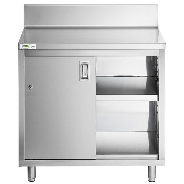 Regency 24" x 36" 16 Gauge Type 304 Stainless Steel Enclosed Base ...