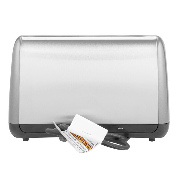 KitchenAid KMT4115CU Contour Silver Four Slice Toaster with Manual Lift