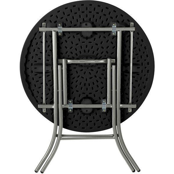 Lifetime 80351 33" Black Round Folding Table