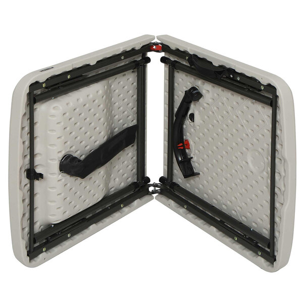 Lifetime 280560 49 1/8" x 24 1/8" White Plastic Folding Fillet Table