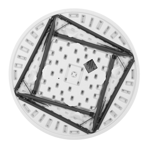 Lifetime 22960 46" Round White Granite Plastic Folding Table