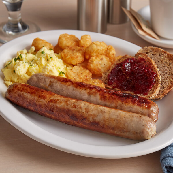Maple Sausage Links by Warrington Farm Meats - 10 lb. | WebstaurantStore