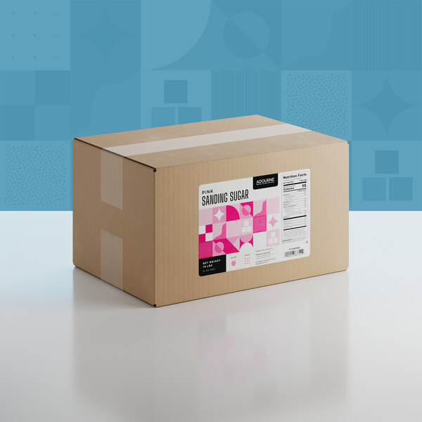 Adourne Pink Sanding Sugar 10 lb.