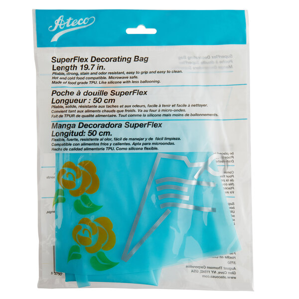 Ateco 3750 Superflex 19 3/4" Blue Thermoplastic Polyurethane Reusable ...