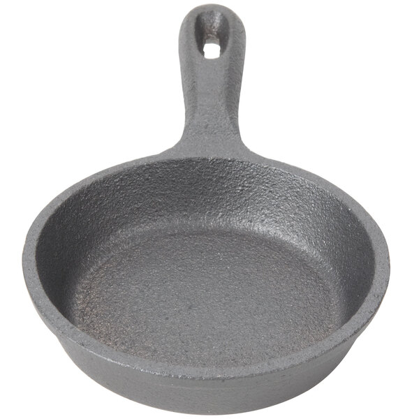 American Metalcraft CIS41 4" Pre-Seasoned Mini Cast Iron Skillet