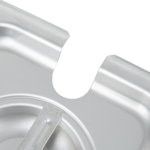 Choice 1/6 Size Stainless Steel Slotted Steam Table / Hotel Pan Cover