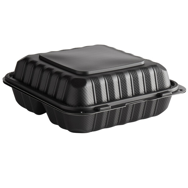 3-Compartment Hinged Take-Out Container (150/Case)
