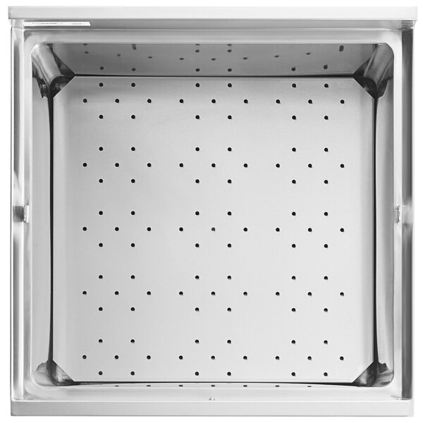 Regency 24" x 24" Stainless Steel Beer Box with 3" Backsplash - 20 3/4 ...