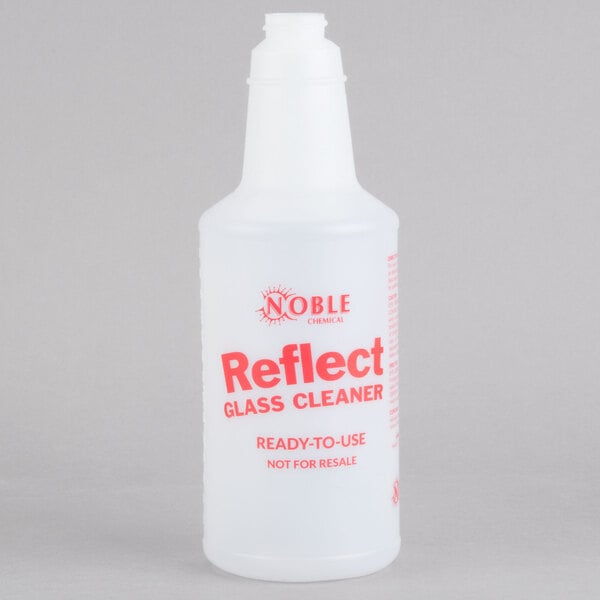 32 oz. Labeled Bottle for Noble Chemical Reflect Glass / Multi-Surface ...