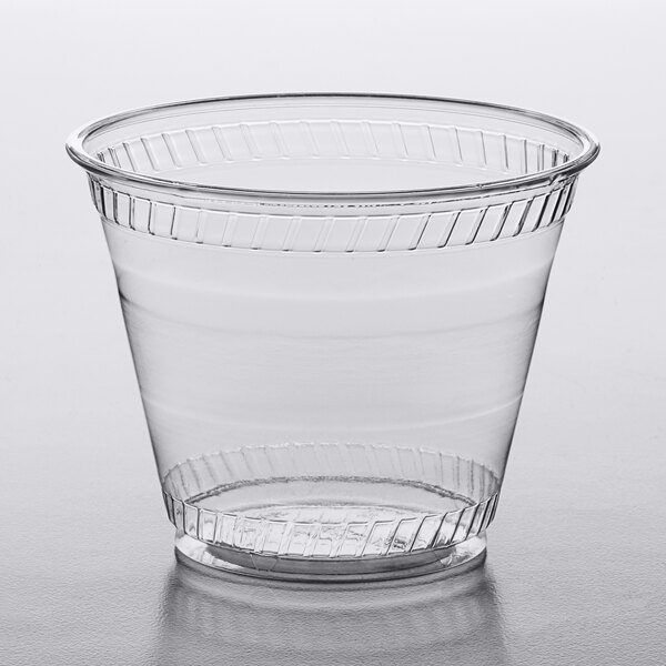 Fabri-Kal KC9OF Kal-Clear 9 oz. Squat Clear Customizable Cup - 1000/Case