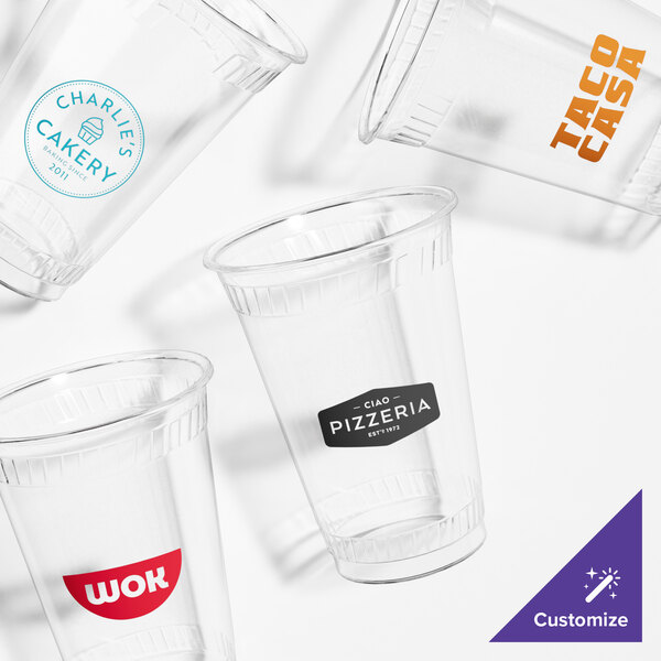 Fabri-Kal KC20 Kal-Clear 20 oz. Clear Customizable Cup - 1000/Case