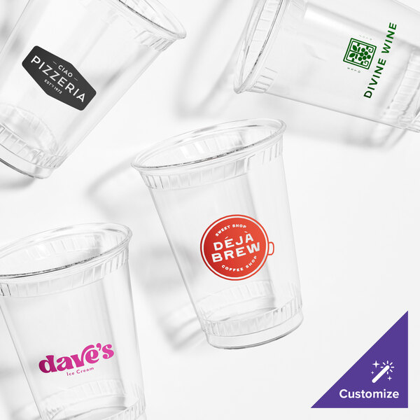 Fabri-Kal KC10 Kal-Clear 10 oz. Clear Customizable Cup - 1000/Case