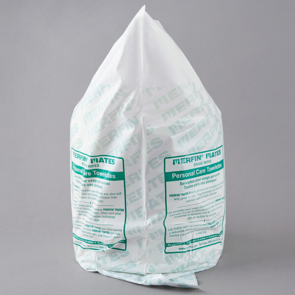 Merfin Mates Pre-Moistened Personal Care Wipe for Center Pull Dispenser ...