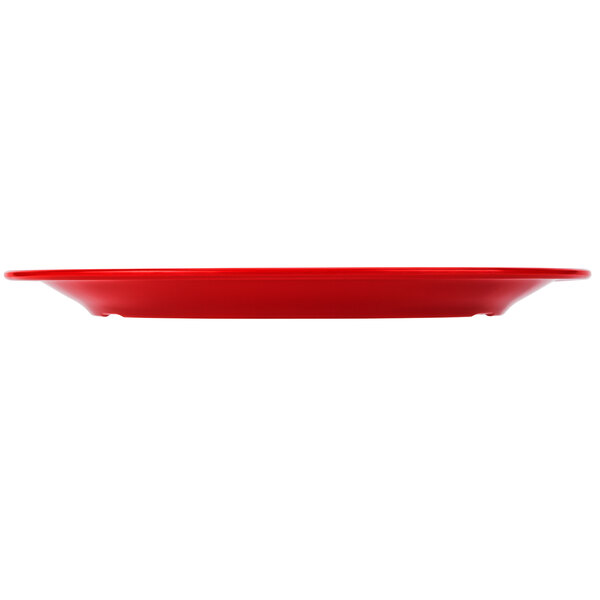 Carlisle 10 1/4" Red Melamine Plates (Bulk, 48/Case)