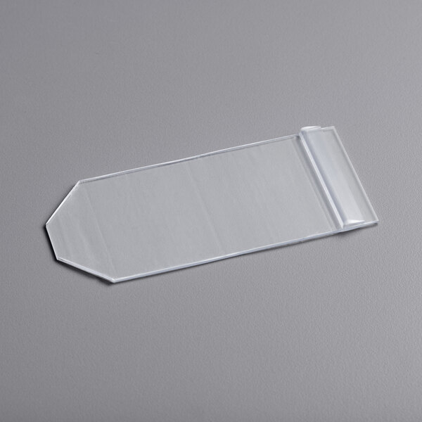 Choice Plastic Ice Paddle Price Tag Holder - 25/Pack