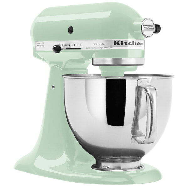 KitchenAid KSM150PSPT Artisan Series Pistachio 5 Qt. Tilt Head ...