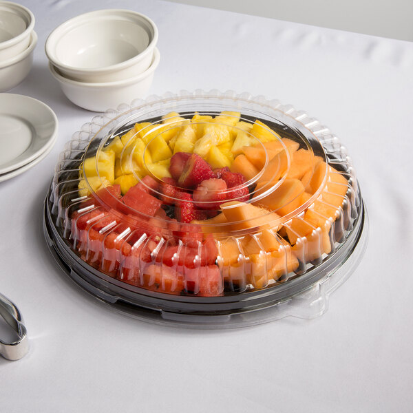 Clear Catering Tray Lid - 12" (25/Case)