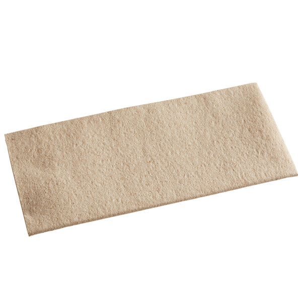 Hoffmaster 066072 15 1/2" x 17" Linen-Like Natural Kraft 1/8 Fold ...