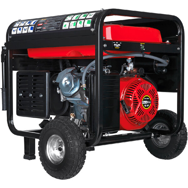 DuroStar DS10000EH Portable 440 CC Dual Fuel Powered Generator with ...