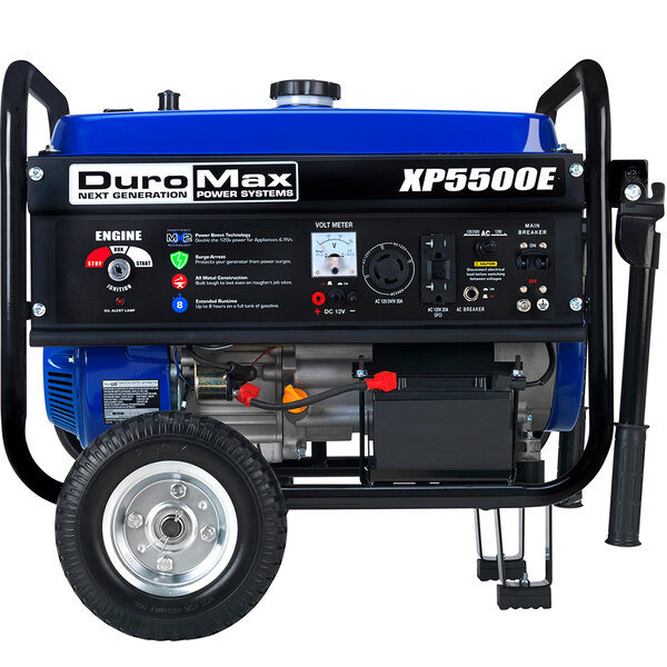 DuroMax XP5500E Portable 225 CC Gasoline Generator with Electric ...