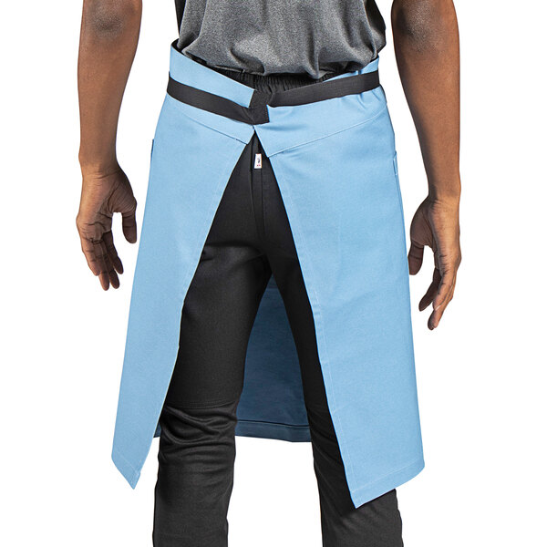 Uncommon Chef 3118 Blue Gray Customizable 100% Cotton Canvas Mod Waist ...