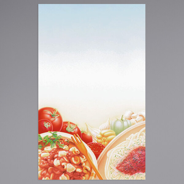 Italian Menu Background Design