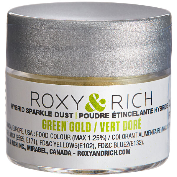 Roxy & Rich 2.5 Gram Green Gold Sparkle Dust