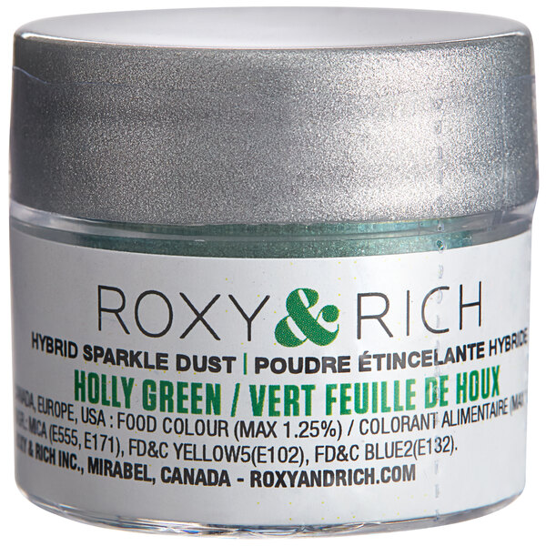 Roxy & Rich 2.5 Gram Holly Green Sparkle Dust