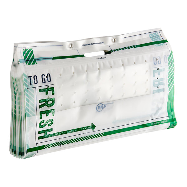 Innopak To Go Fresh 12 Piece Large Fried Chicken / Hot Food Bag - 250/Case