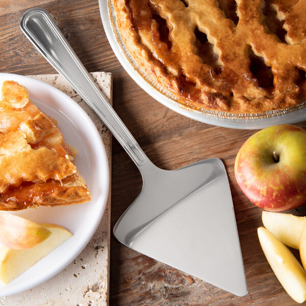 Carlisle 609006 Aria 11 3/4" 18/8 Stainless Steel Wide Pie Server